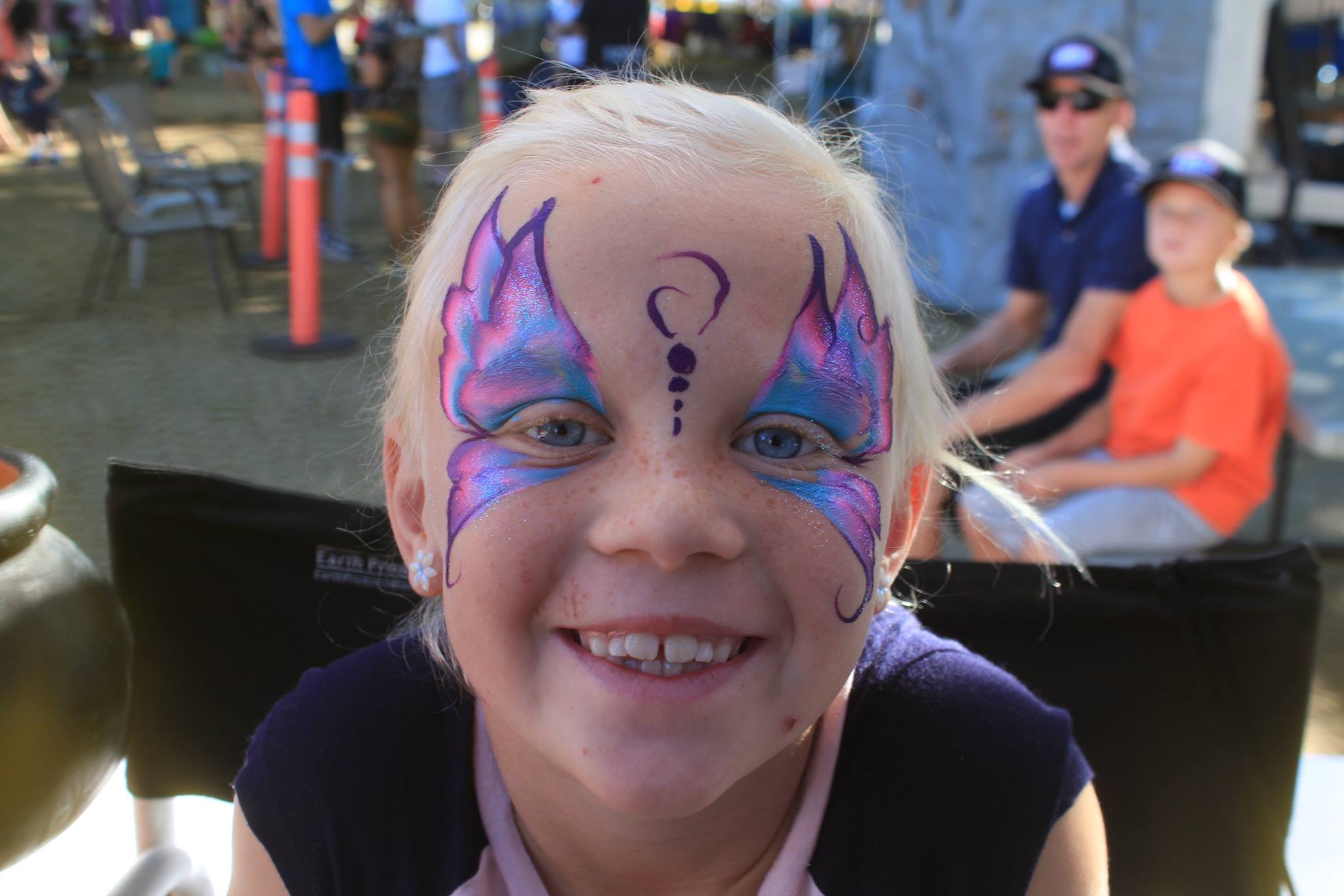 Gallery – On the Job Designs – Fancy Nancy Faces, San Diego face painter
