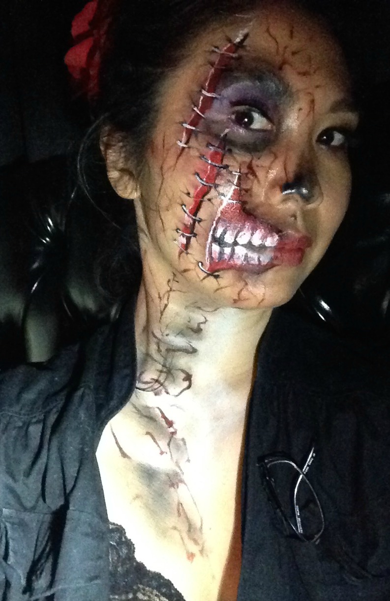 Gory Halloween Makeup